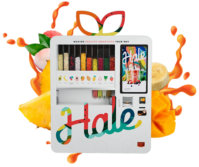 First Smoothie Vending Machine in Singapore | Hale Smoothies